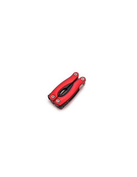 Multiherramienta con resistente cuerpo en acero inox de 12 funciones. Incluye cuchillos y ...